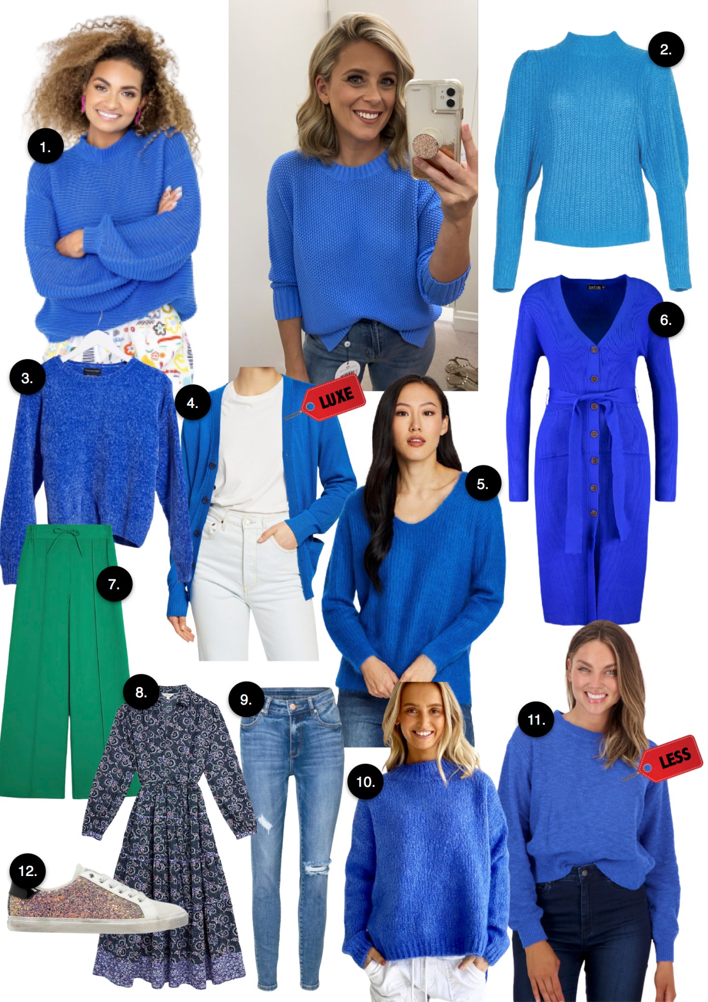 Blue Sweaters || Shopping guide – Blonde Ambition